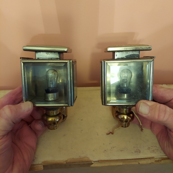 Other | Pair Of Antique Lights For A Buggycarriage | Poshmark